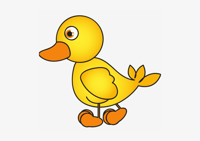 Download Duckling - 0shares - Side View Cartoon Duck - HD Transparent ...