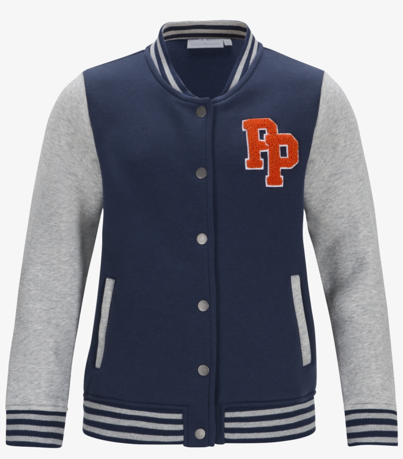 Junior's Baseball Jacket Blue Mountain - Sweater Transparent PNG ...