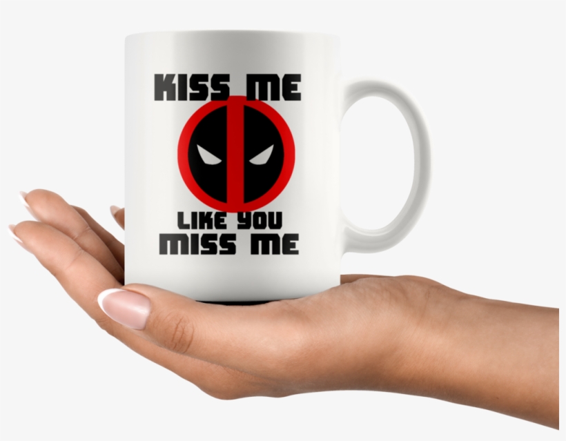 Deadpool Ryan Reynolds Movie Coffee Mug Kiss Me Mug - Mug Transparent ...