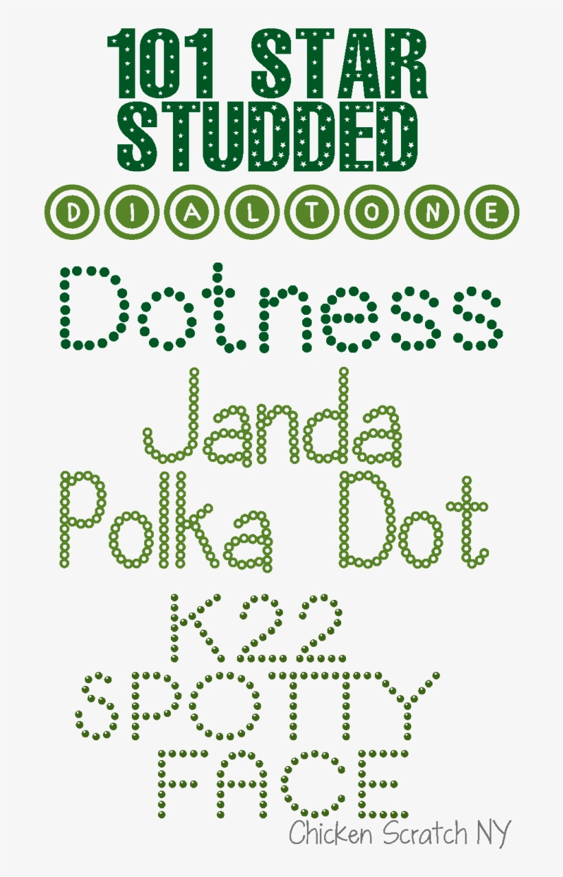 March Font Collection - Font Polkadot Transparent PNG - 700x1215 - Free ...