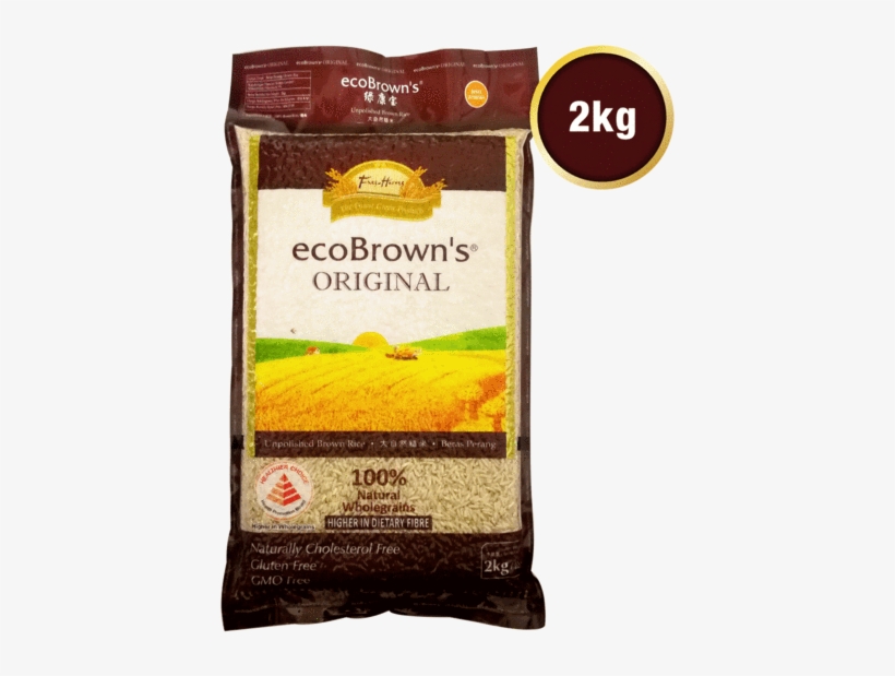 Ecobrown's Original 2kg - Rice Transparent PNG - 600x600 - Free ...