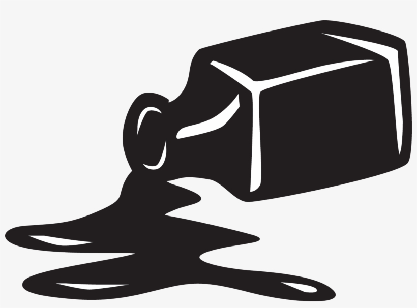 Spilled Ink Bottle