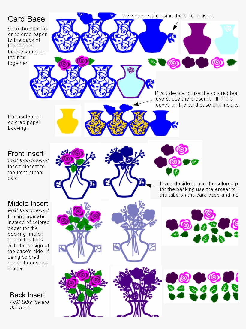 Directions For Vase With Flowers Transparent PNG - 816x1056 - Free ...