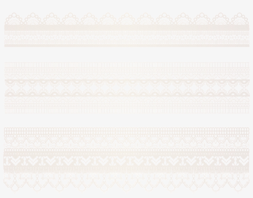 White Lace Border Vector - Ivory Transparent PNG - 1024x753 - Free ...