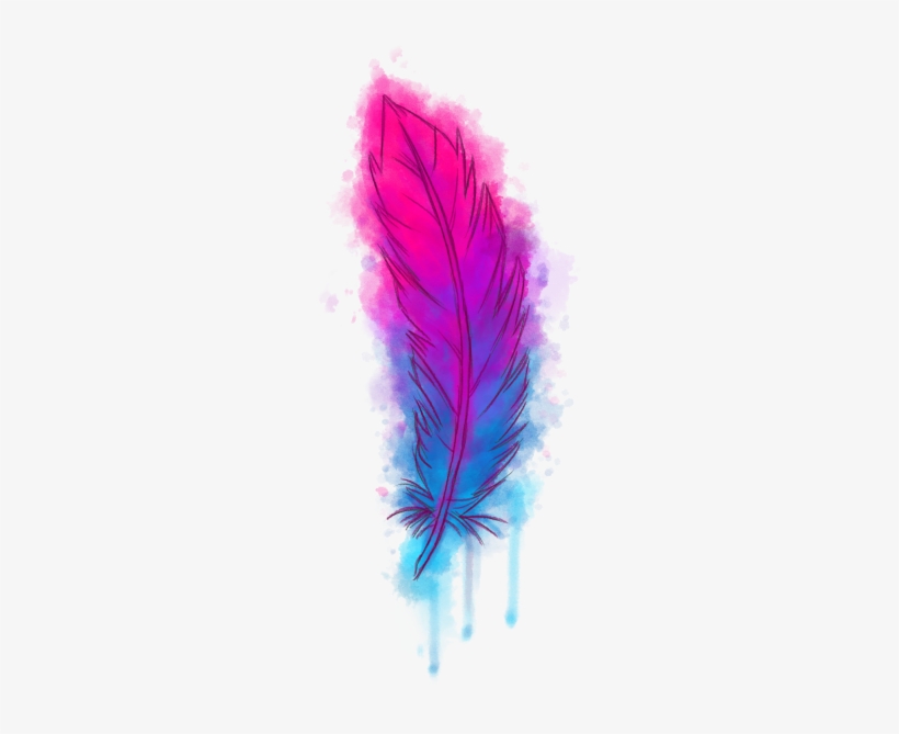 Paint Splash Feather Stroke Splatter - Png Transparent Feather Png ...