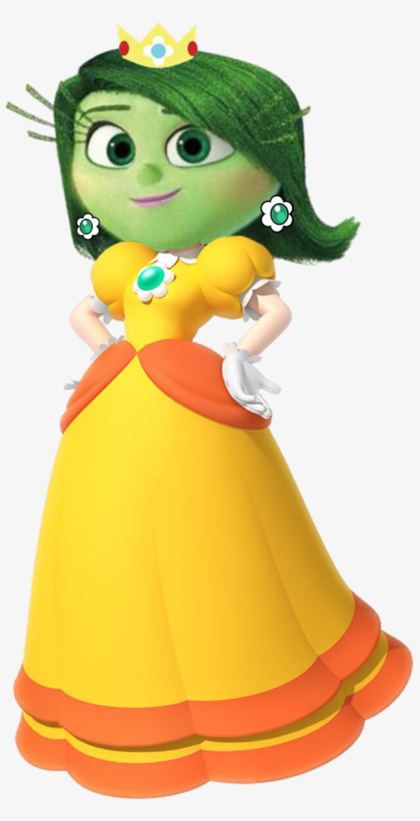 Princess Daisy's Disgust - Princess Daisy Mario Kart Transparent PNG ...