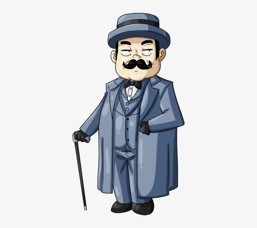 Hercule Poirot - Hercule Poirot Illustration Transparent PNG - 500x667 ...