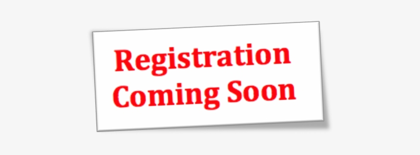 Registration - Coming Soon - Fall Registration Coming Soon Transparent ...