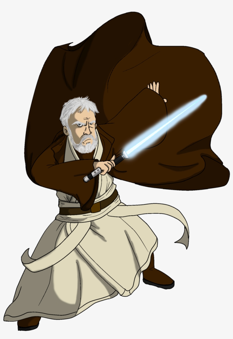 Star Wars Clipart Obi Wan Kenobi - Obi Wan Clip Art Transparent PNG ...