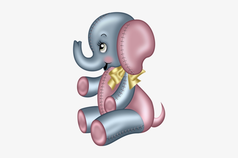 Pps Plushy Elephant - Illustration Transparent PNG - 351x500 - Free ...