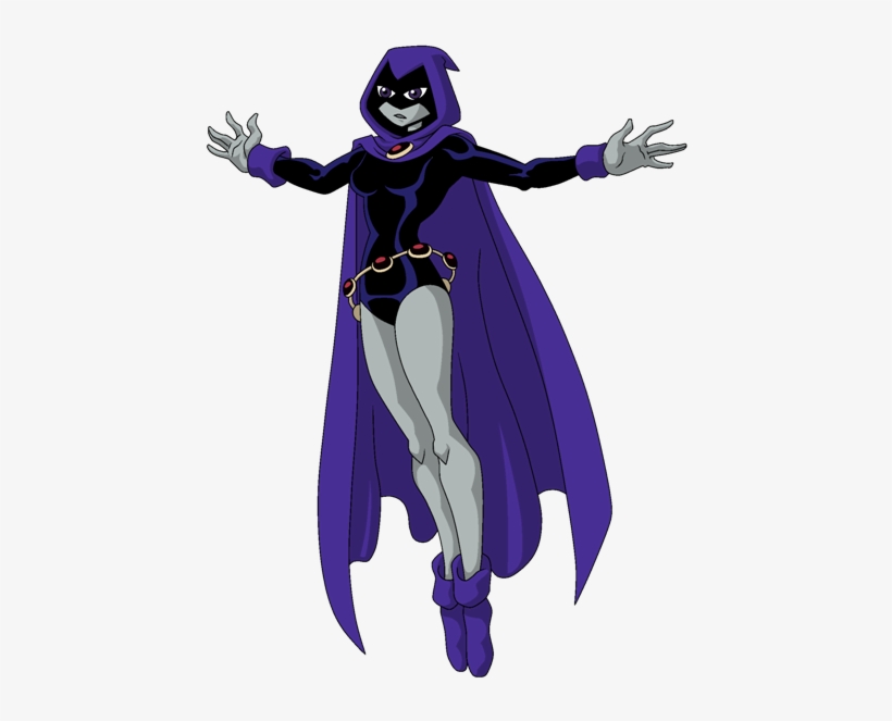 Download Raven Calm Flight Pose - Raven Teen Titans Flying - HD ...