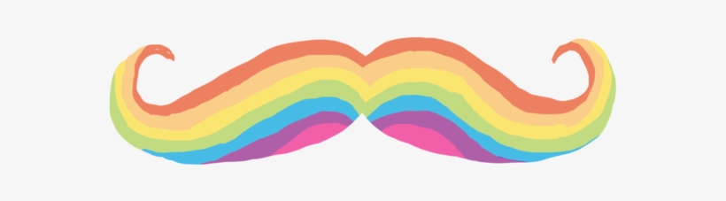 Rainbow Mustache Background Digital Rainbow of Mustache by artshell on ...