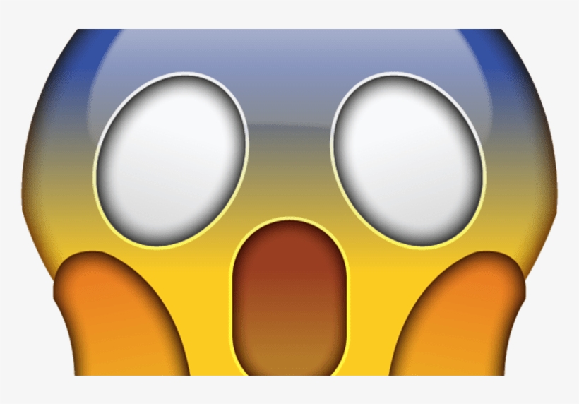 Download High Resolution Omg Face Emoji Shocked And Scared By - Smiley ...