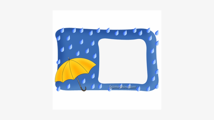 Rainy Fall Image Frame - Rain Photo Transparent Frames Transparent PNG ...