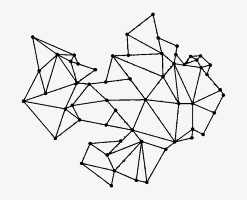 Rayas Matematica Triangulos Puntos Png - Geometric Overlay Transparent ...