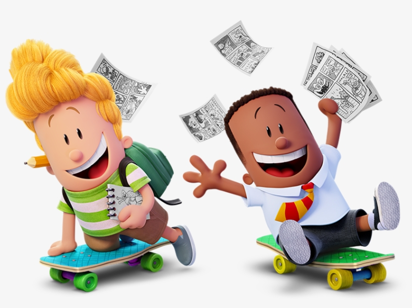 George Beard And Harold Hutchins - Captain Underpants Movie Characters ...