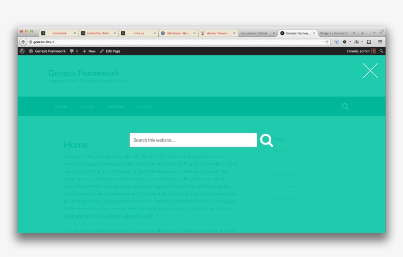 Search Full Screen Overlay - Full Page Search Overlay Transparent PNG ...