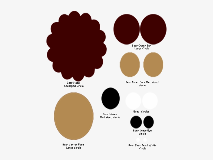 Bear-parts - Bear Art And Craft Transparent PNG - 500x601 - Free ...