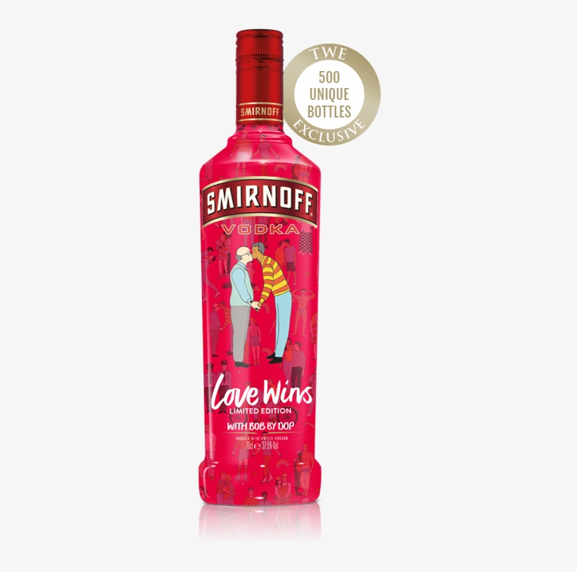 Smirnoff Love Wins - Smirnoff Vodka 80 1l Transparent PNG - 370x732 ...