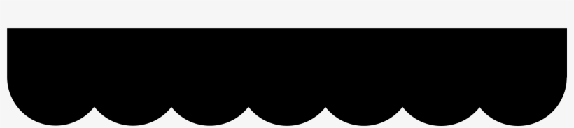 Scallop Border Png - Black Scalloped Border Png Transparent PNG ...