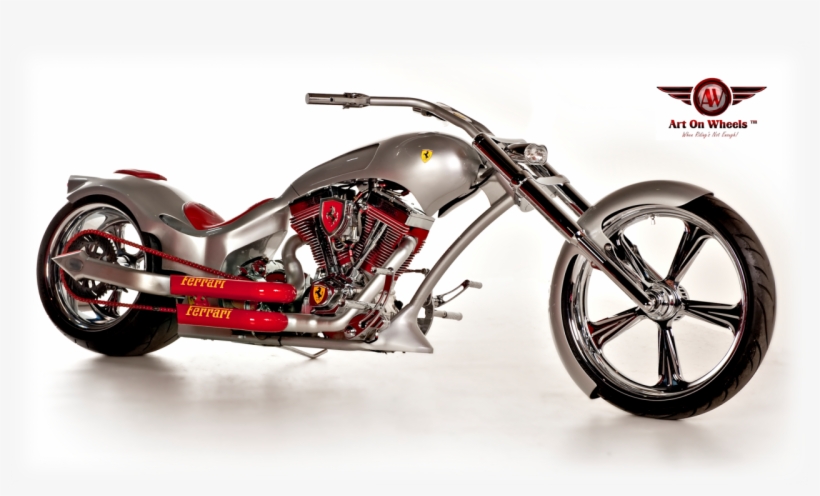 Chopper Motorcycle Png Download - Ferrari Bike Transparent PNG ...