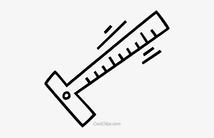 T-square Royalty Free Vector Clip Art Illustration - Vector Graphics ...