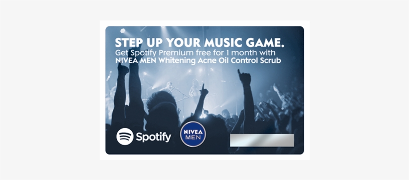 Nivea Men Spotify Scratch Card - Vnina Party Lights Strobe 7 Color ...