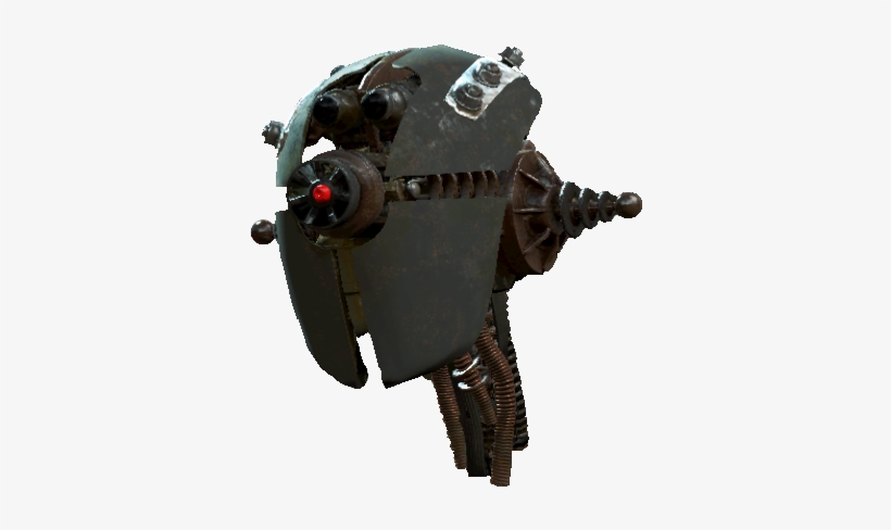 Fallout 4 Salvaged Assaultron Head Transparent PNG - 378x465 - Free ...