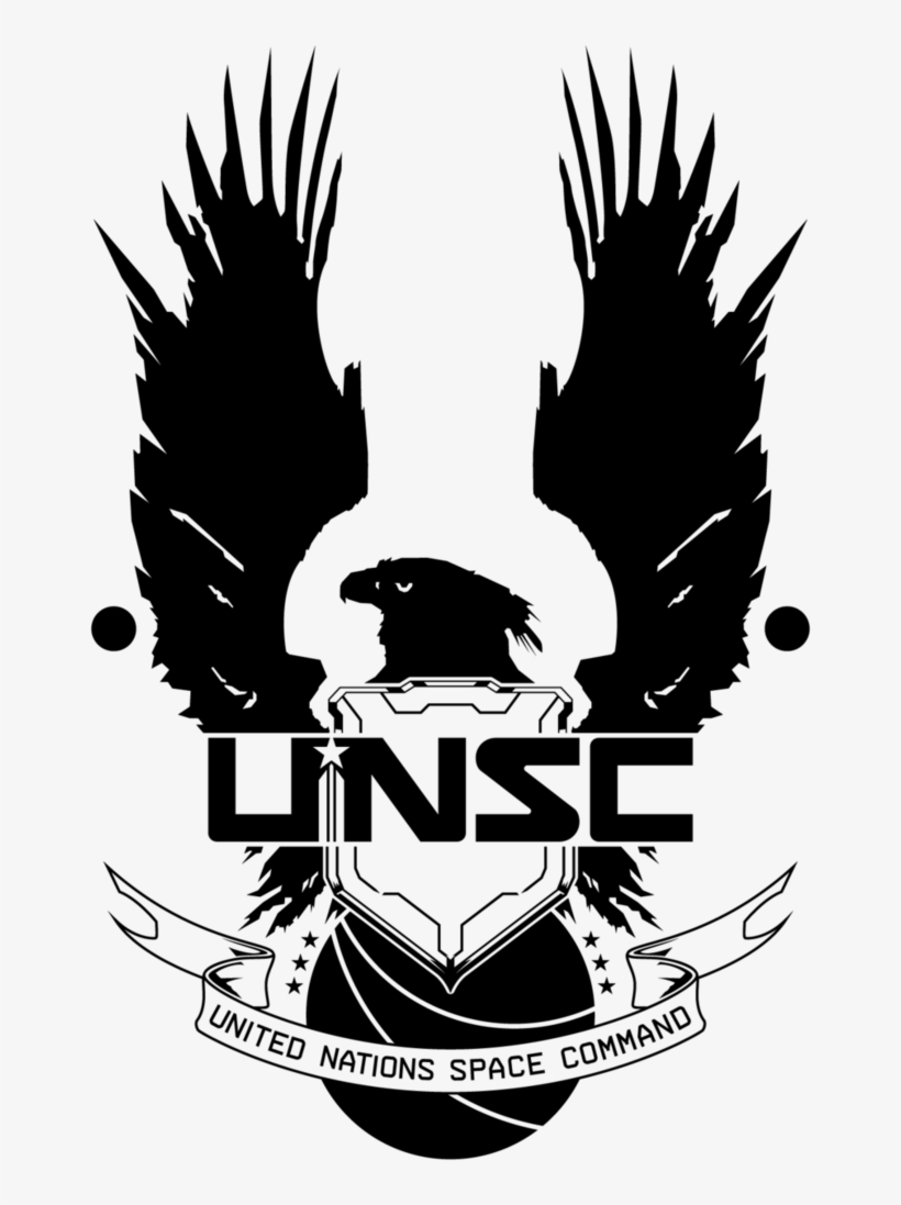 Halo Unsc Symbol - United Nations Space Command Transparent PNG ...