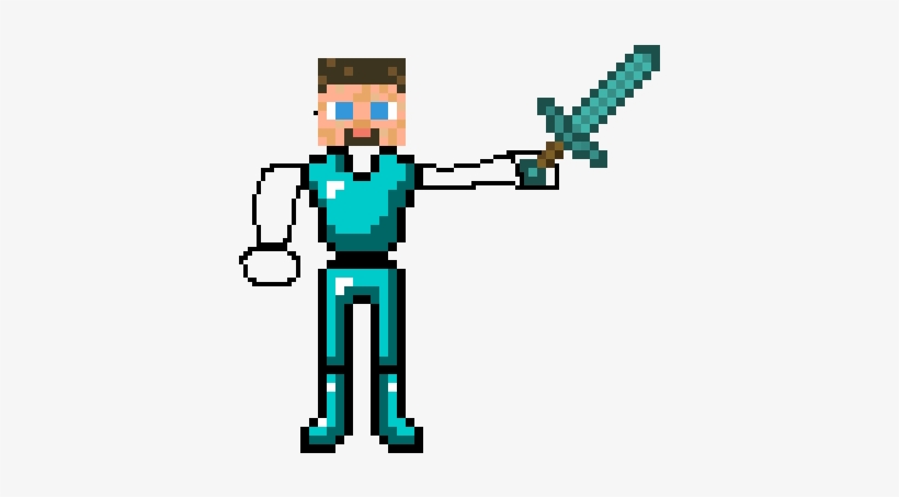 Minecraft Steve - Armor All Transparent PNG - 1120x800 - Free Download ...