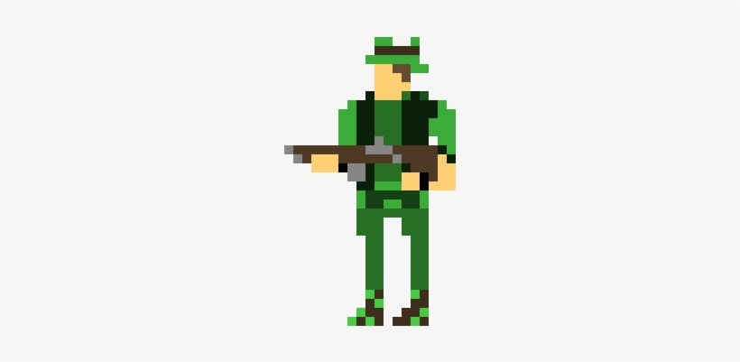 Vietnam Soldier - Vietnam Soldier Pixel Art Transparent PNG - 560x440 ...
