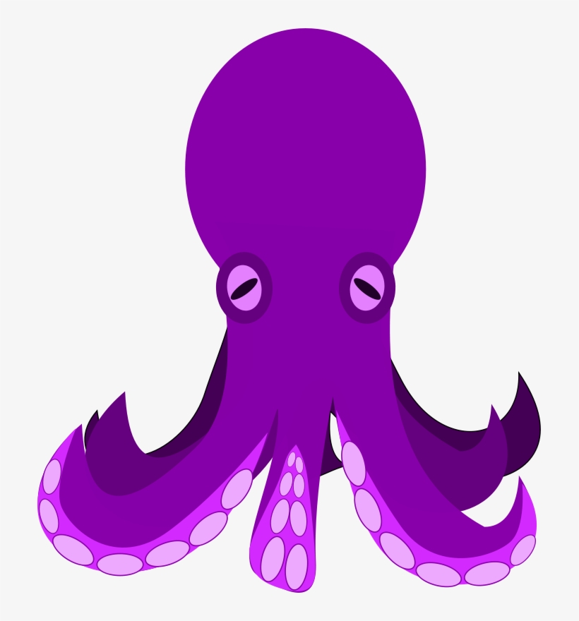 Free Png Clipart - Purple Octopus Clipart Transparent PNG - 713x800 ...