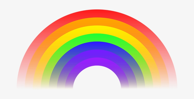 Rainbow Clip Art In Color - Rainbows Png Transparent PNG - 600x300 ...