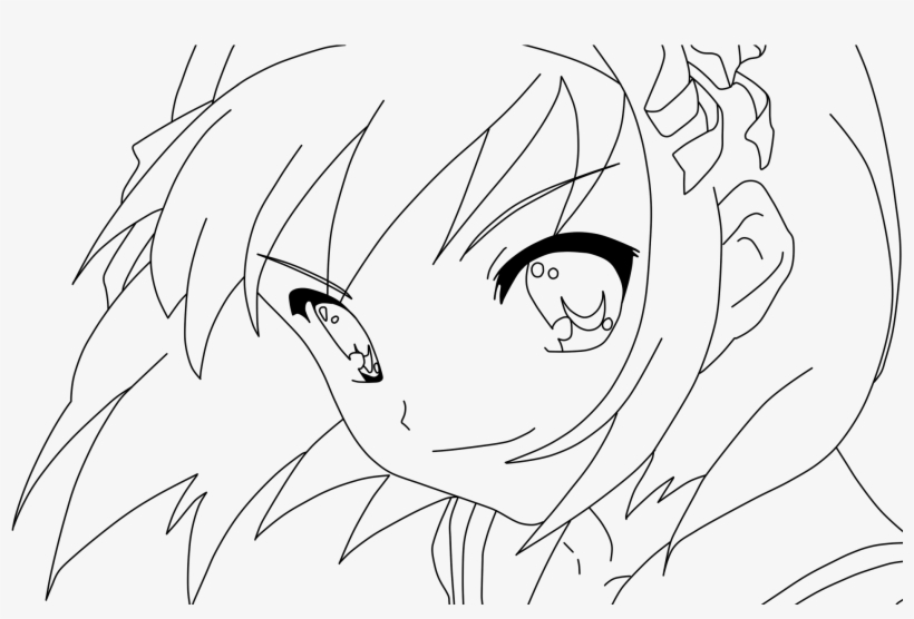 Download Anime Face Coloring Pages - Cool Anime Coloring Pages - HD ...