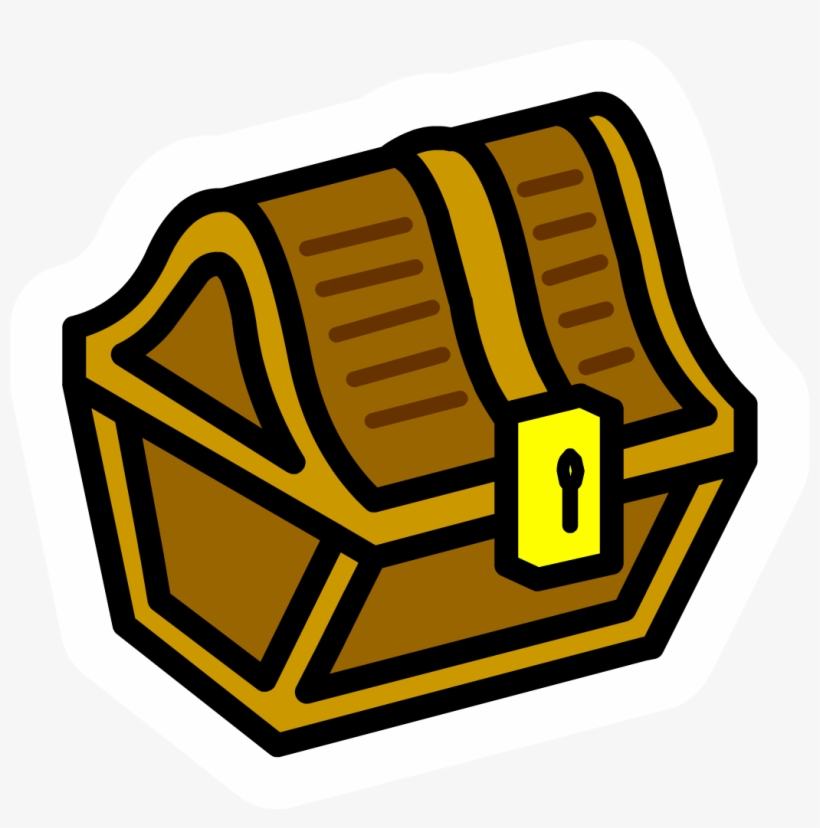 Treasure Chest Pin - Cartoon Treasure Chest Png Transparent PNG ...