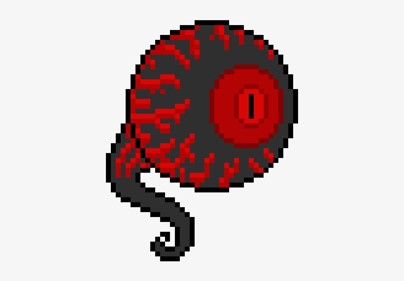 Red Evil Eyes Png - Evil Eye Pixel Art Transparent PNG - 590x550 - Free ...