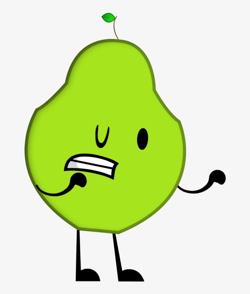 Pear - Bfdi Pear Transparent PNG - 700x907 - Free Download on NicePNG