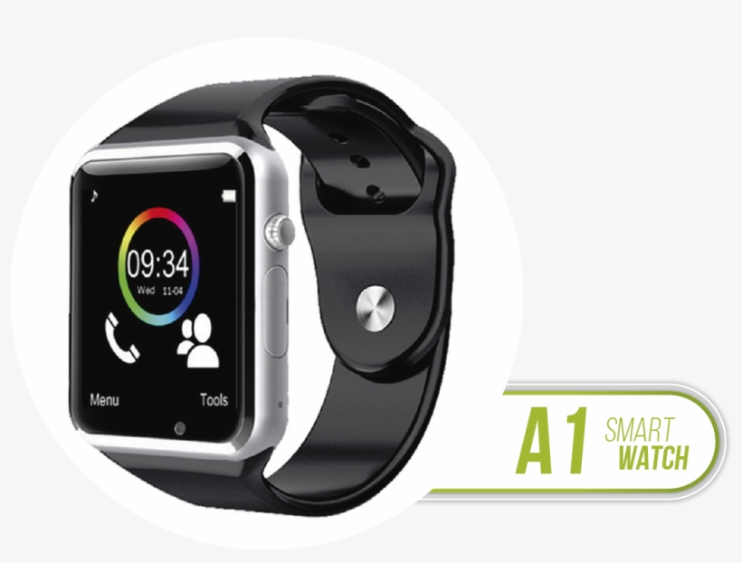 A1 Smart Watch - A1 Smartwatch Transparent PNG - 1151x765 - Free ...