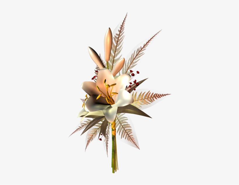 Bunga Lilies Png File - Bronze Flowers Png Transparent PNG - 400x600 ...