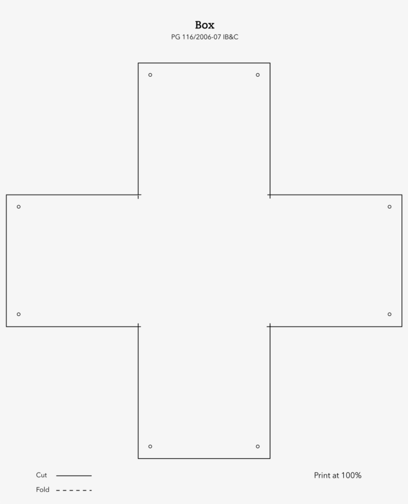 Free Square Box Template Printable Templates