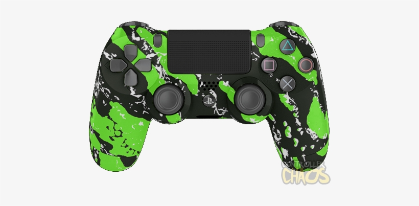 Green Splatter - Green Splatter Ps4 Controller Transparent PNG ...