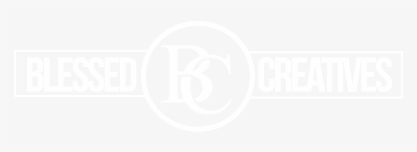 Blessed Creatives Logo Final White - Blessed Creatives Transparent PNG ...