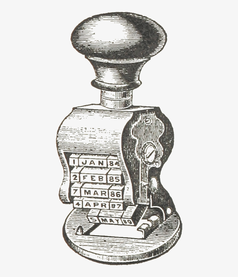 Vintage Date Stamp - Postage Stamp Transparent PNG - 715x920 - Free ...