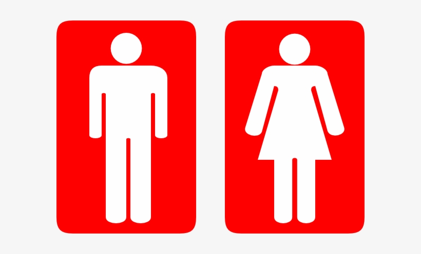 Toilet Clipart Gents Toilet - Toilet Sign Red Transparent PNG - 600x416 ...