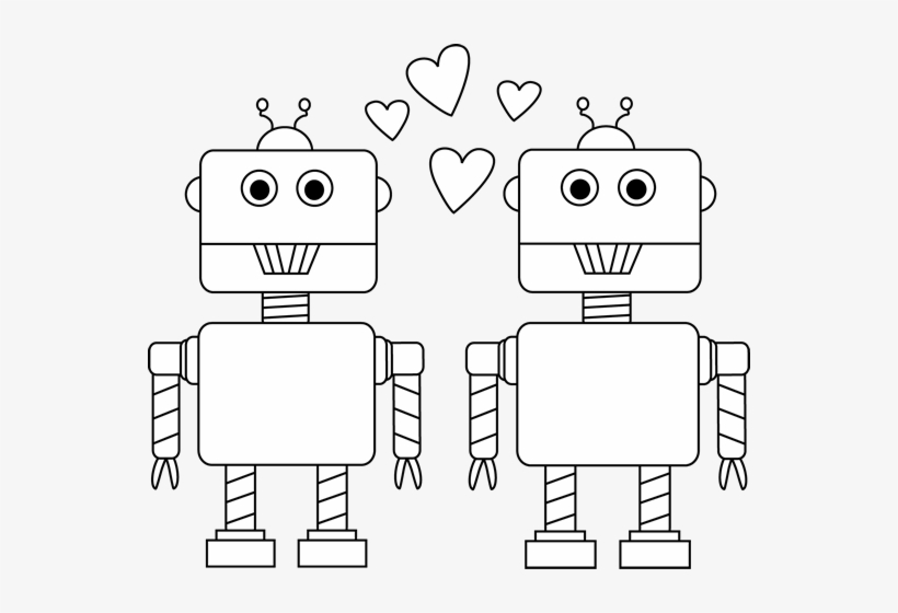 Black And White Robots