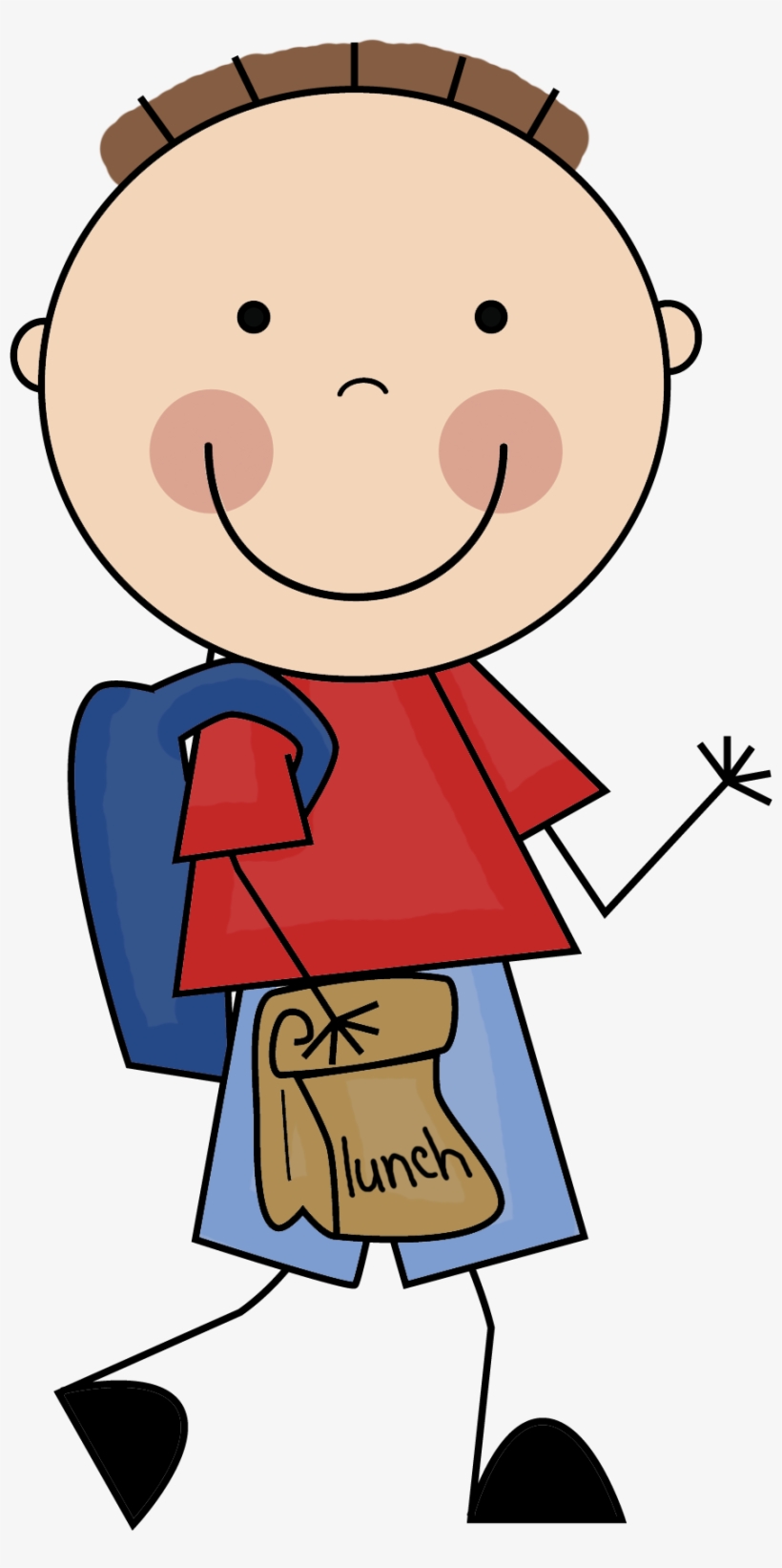 Student With Backpack Clipart - Student Clip Png Transparent PNG ...