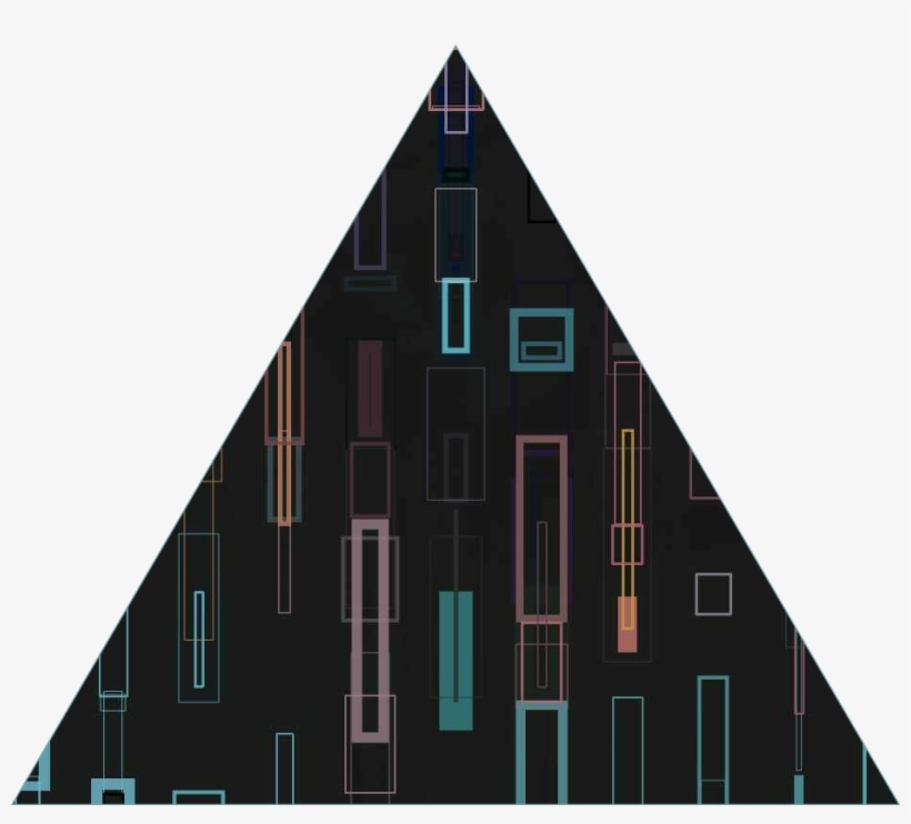 Geometric Triangle Rectangles Shapes Retro - Brutalist Architecture ...