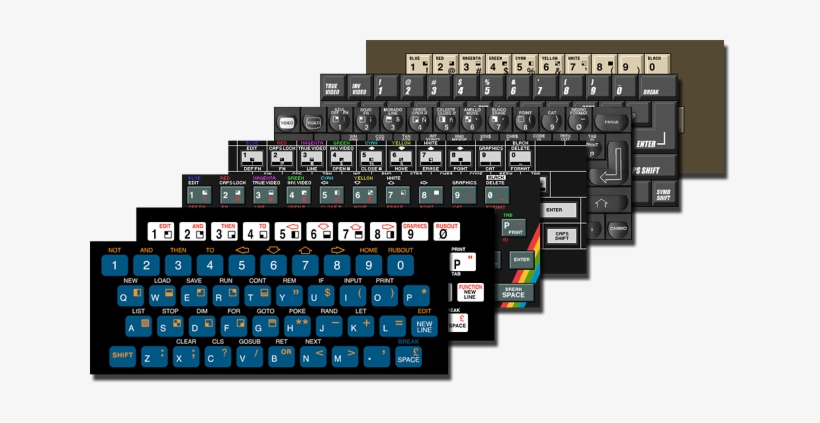 Keyboards - Keyboard Zx Spectrum Transparent PNG - 640x343 - Free ...