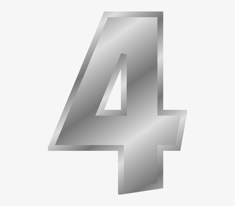 4 Million - Silver Numbers Clipart Transparent PNG - 486x640 - Free ...