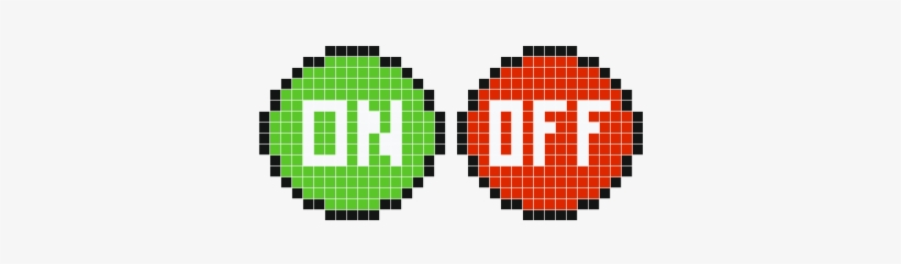 On Off Button - Piolin Pixel Art Transparent PNG - 350x450 - Free ...